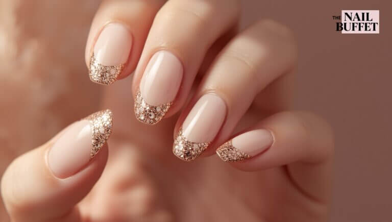 27+ Glitter French Tip Nails: Trending Sparkly Designs for Glam ...