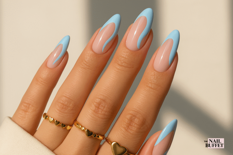 50 Light Blue Nails: Fresh Styles, Calm Energy, Zero Stress - The Nail ...
